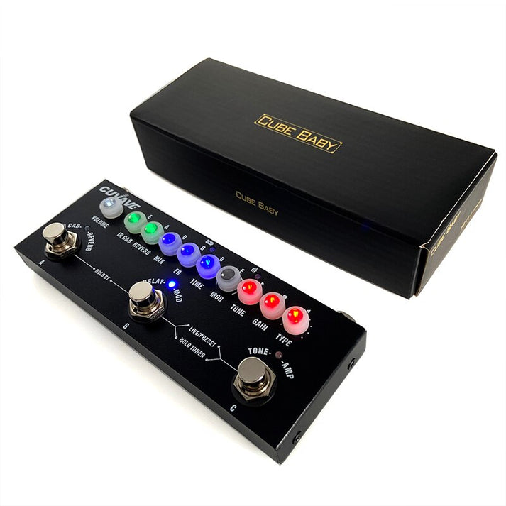 Pedal De Efeito M-vave Cuvave Cube BABY para Violão/ Guitarra/ Baixo ...